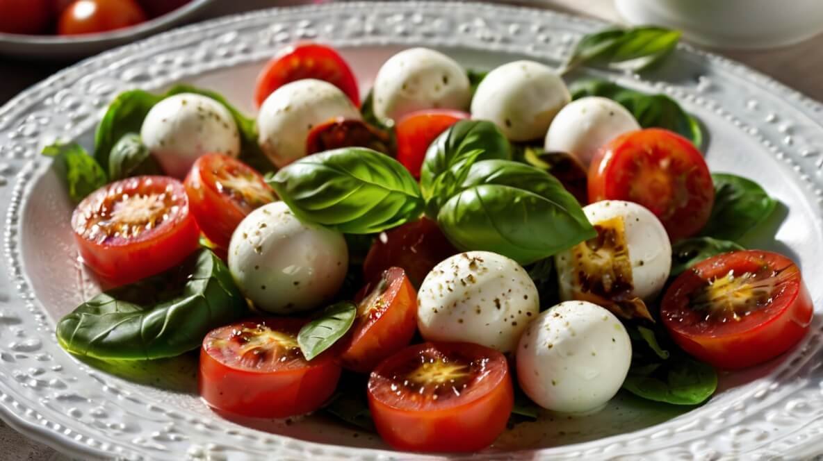 Salada Caprese Light: Sabores Com Menos Calorias!