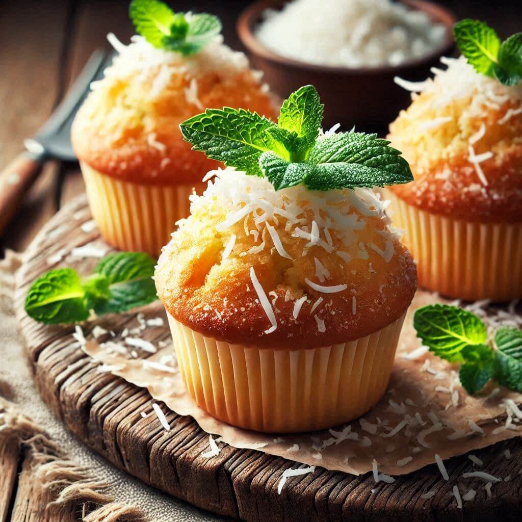Muffins De Tapioca Com Coco: Saudáveis E Irresistíveis