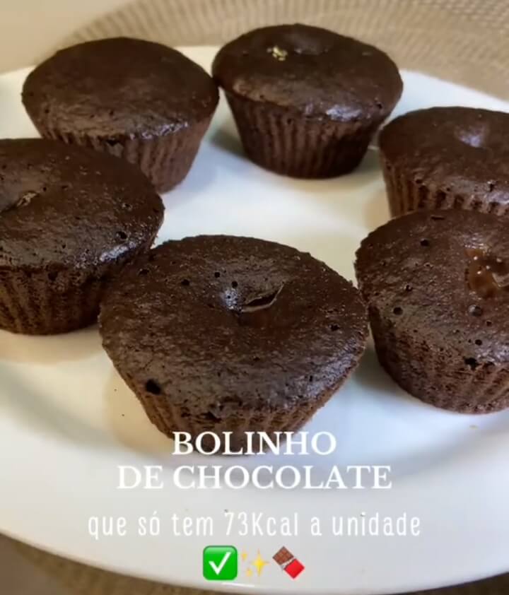 Bolinho De Chocolate Fit – Receita Fácil E Sem Glúten Com Apenas 79 Kcal